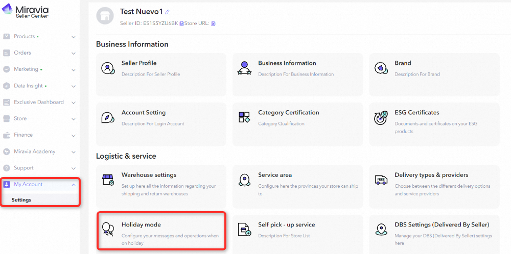 How Holiday Mode is working?| Miravia Seller Helpcenter