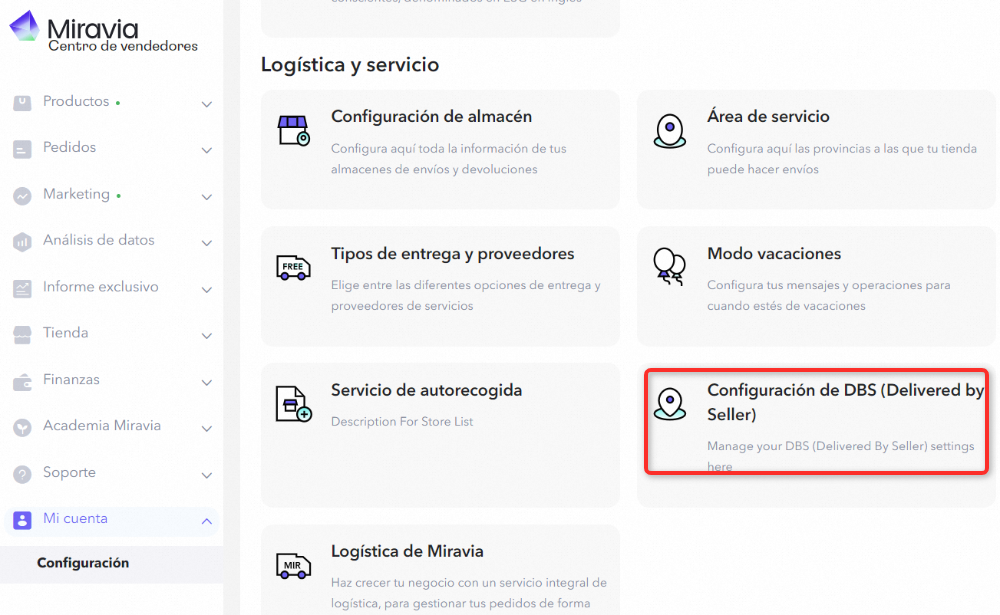 DBS Service - Initial Information and FAQs| Miravia Seller Helpcenter